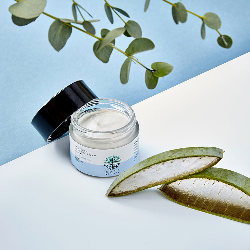 Earthen Sulfur Clay Mask - Acne, Oily, Breakouts | Root of Life – Root ...